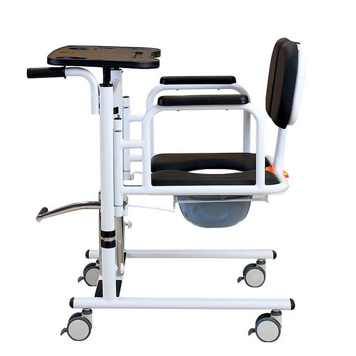 Comfortable Manual Hydraulic Patient Lifting Transfer Wheelchair for ...
