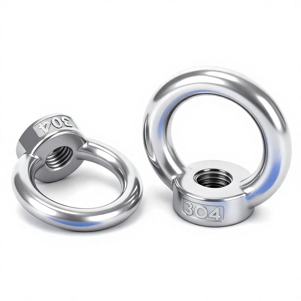 304 Stainless Steel Class a Polished Eye Nut Marine Swivel Bolt M6-M36 ...