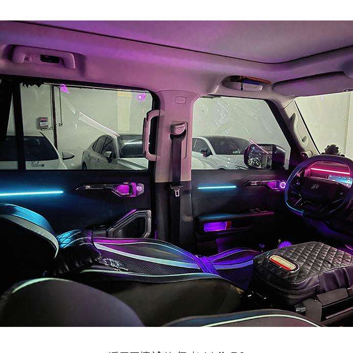 Car Interior Body Kit ABS Tuning Co-pilot Starry Sky Light Atmosphere ...