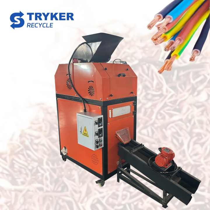 Industrial Scrap Metal Waste Cable Granulator ST-C03 Model Automatic ...