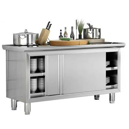 High Quality Stainless Steel Kitchen Pantry Storage Cabinet Commercial ...
