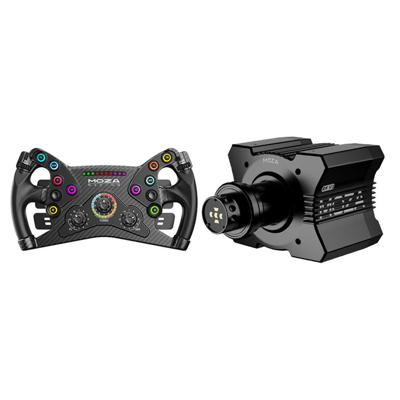MOZA R9 V3 Wheel Base Bundle KS Steering Wheel Racing Game Simulator ...