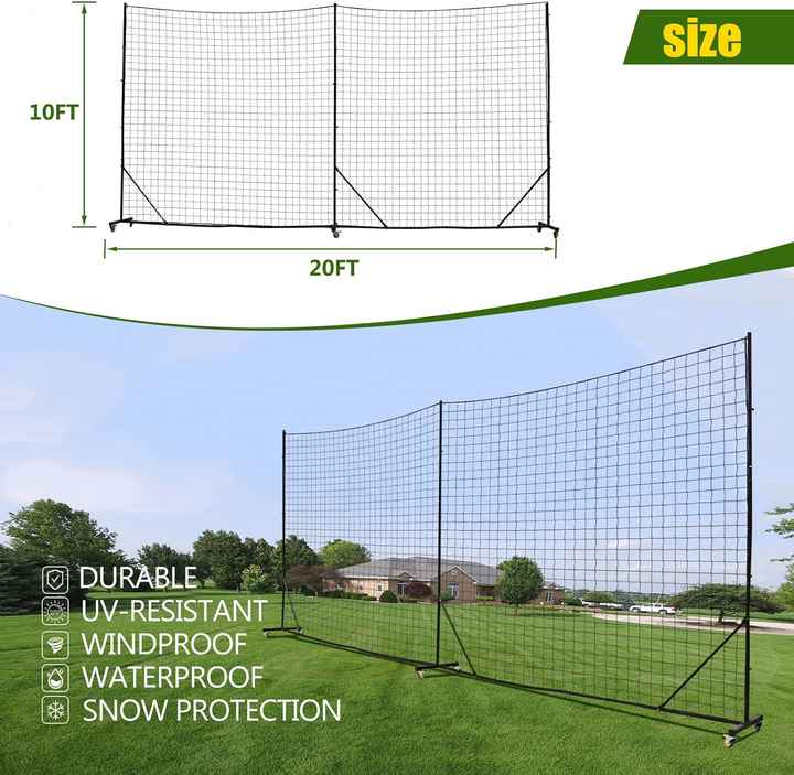 BK04 Customized Soccer Net Backstop, Soccer Goal and Soccer Backstop ...
