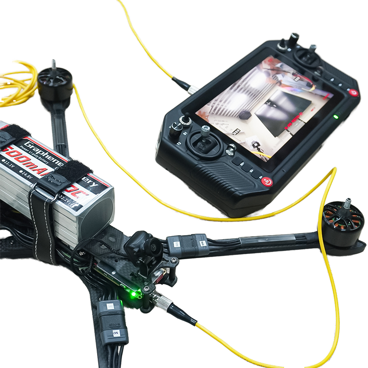 40km Remote Video Transmission Integrated Link Receiver Remote Control ...