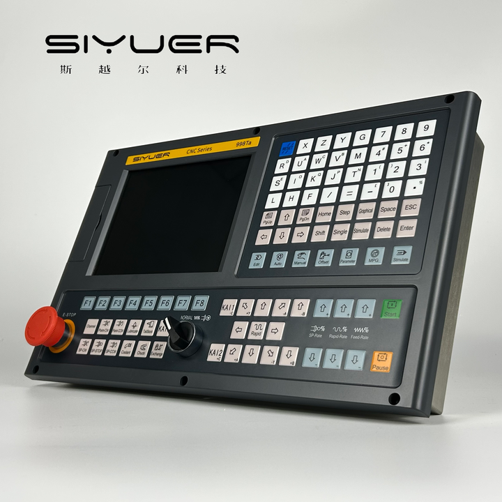 998Ta CNC Incremental Lathe Controller With 4-Axis Servo Motor Kit for Precision Wood Carving ...