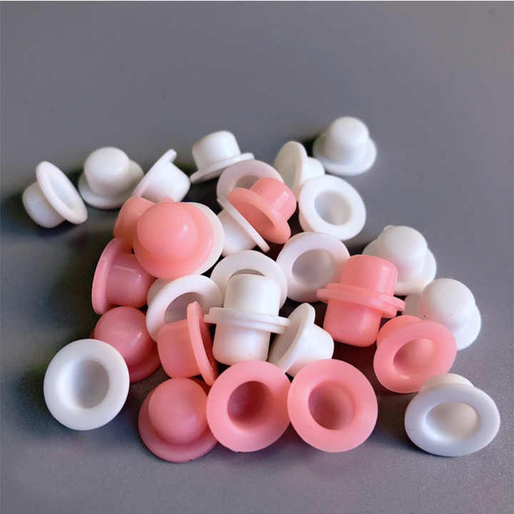 Custom Silicone Rubber Keypads Dome Buttons Electronic Round Silicone ...