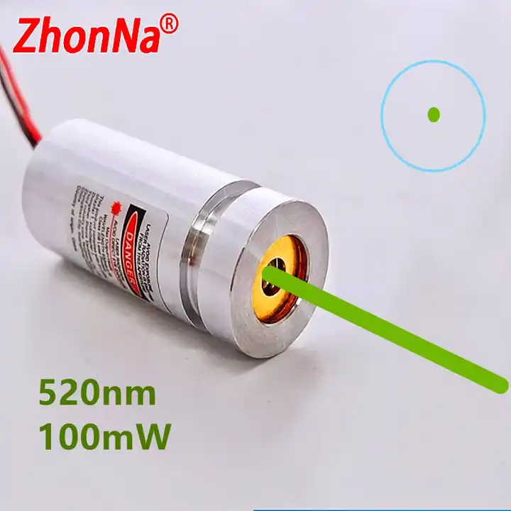 532nm 35mW Green Laser Module 3-5V Copper Lamp for Irradiation & Diode ...