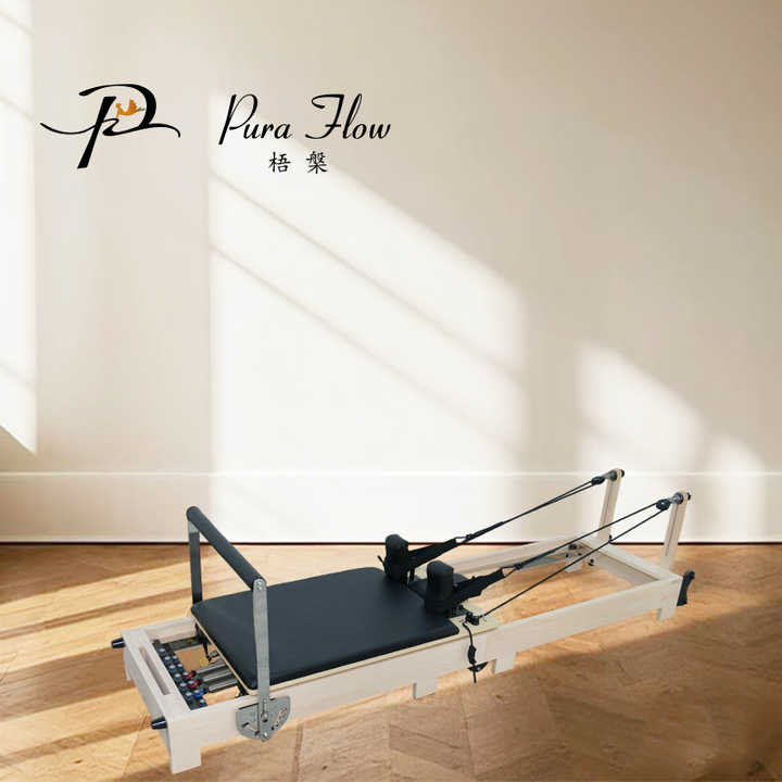 Upgraded Purple Board Pilates Reformer Machine Multi-Purpose Foldable ...
