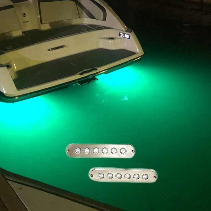 Marine Underwater RGB Colorful Boat Lights 12V for Boat Yacht Dock ...