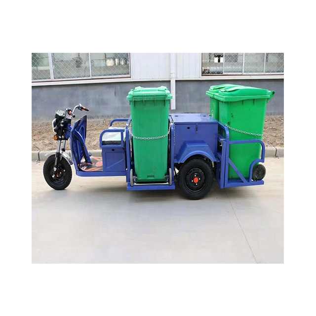 Three Wheeled Sanitation Trash Can Transporter Electric Two Four Six ...