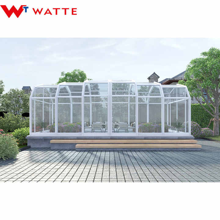 Outdoor Polygon Sun Room Greenhouse Enclosures by WATTE