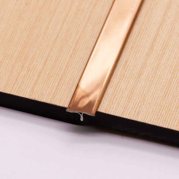 Modern T-Shaped Metal Tile Edge Trim for Bathroom & Custom OEM