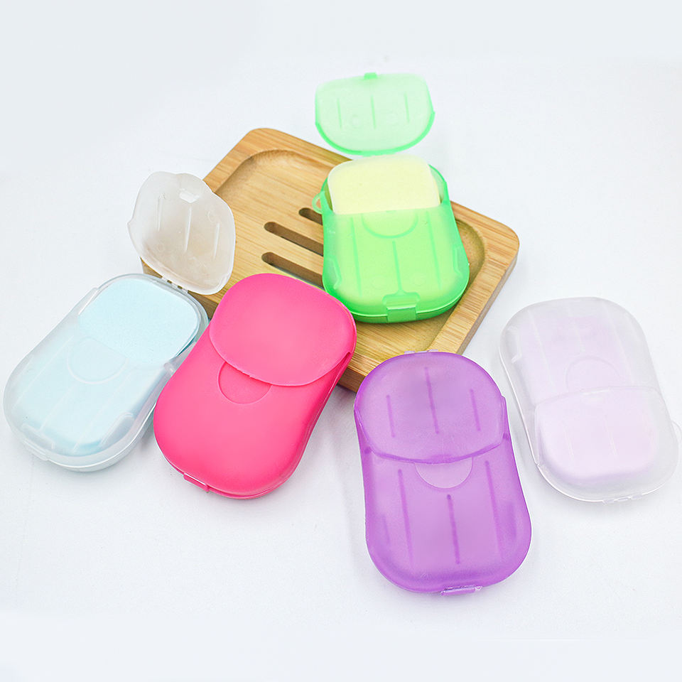 Travel Portable Washing Hand Mini Disposable Paper Soap Sheets