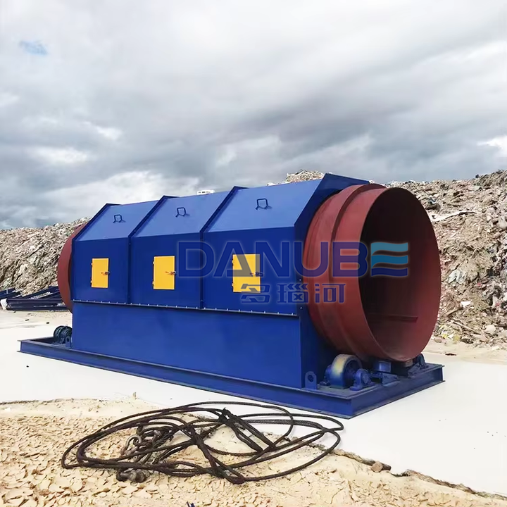 Urban Waste Roller screen Machine Plastic Waste Separation System ...