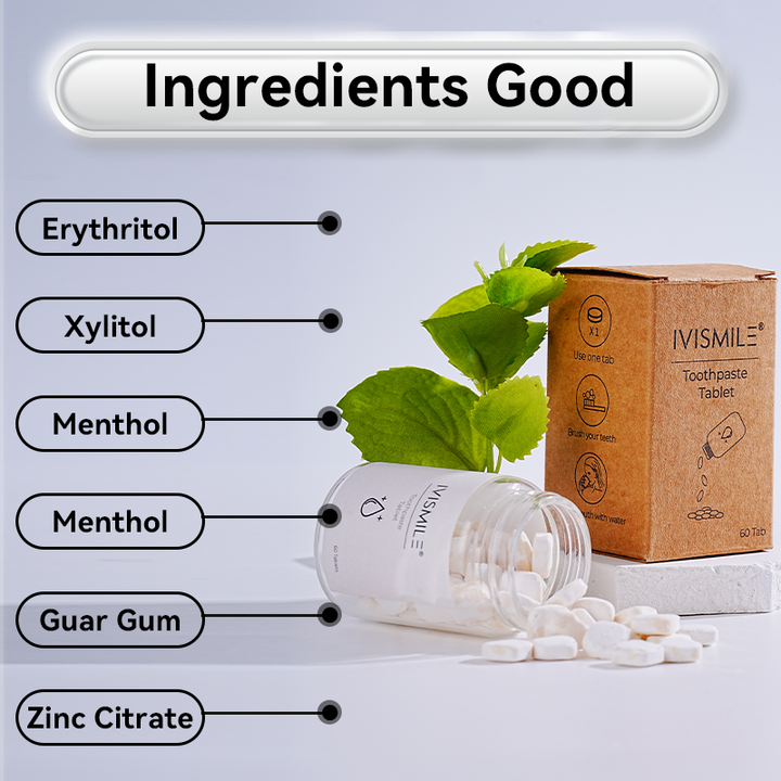 Custom Dental Whitening Toothpaste Tablet Packaging Travel Size ...