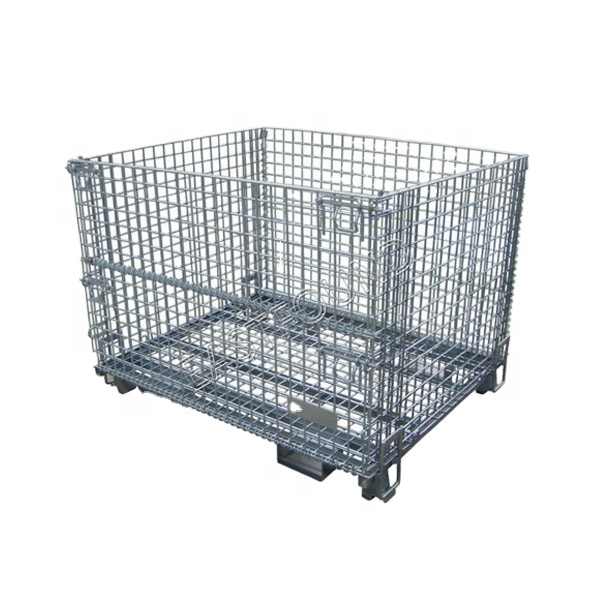 Custom Wire Container - Durable Steel Mesh Storage Bin