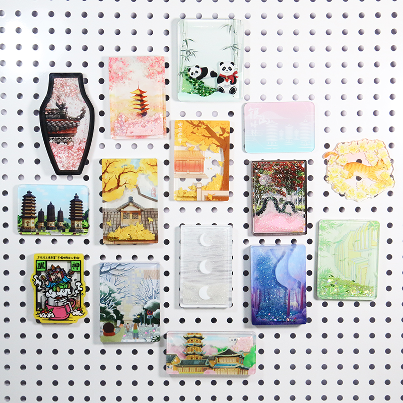 Custom Eco-Friendly Acrylic Refrigerator Magnets with Custom Logo and ...