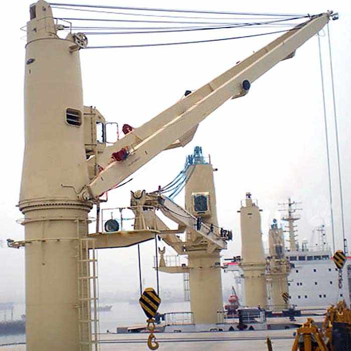 15 Ton 25 Ton Ship Deck Crane - 5ton Knuckle Boom Marine Crane for Sale