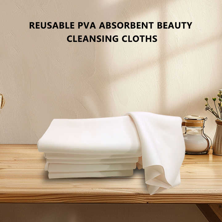 Sustainable Beauty Wipes PVA Chamois Shammy Clean Face Towel Eraser ...