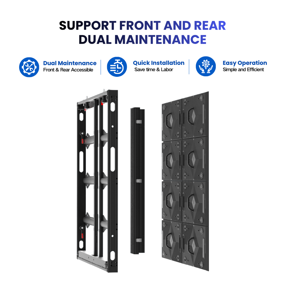 P4.81 Outdoor LED Display Energy Saving Aluminum Cabinet Screen with ...