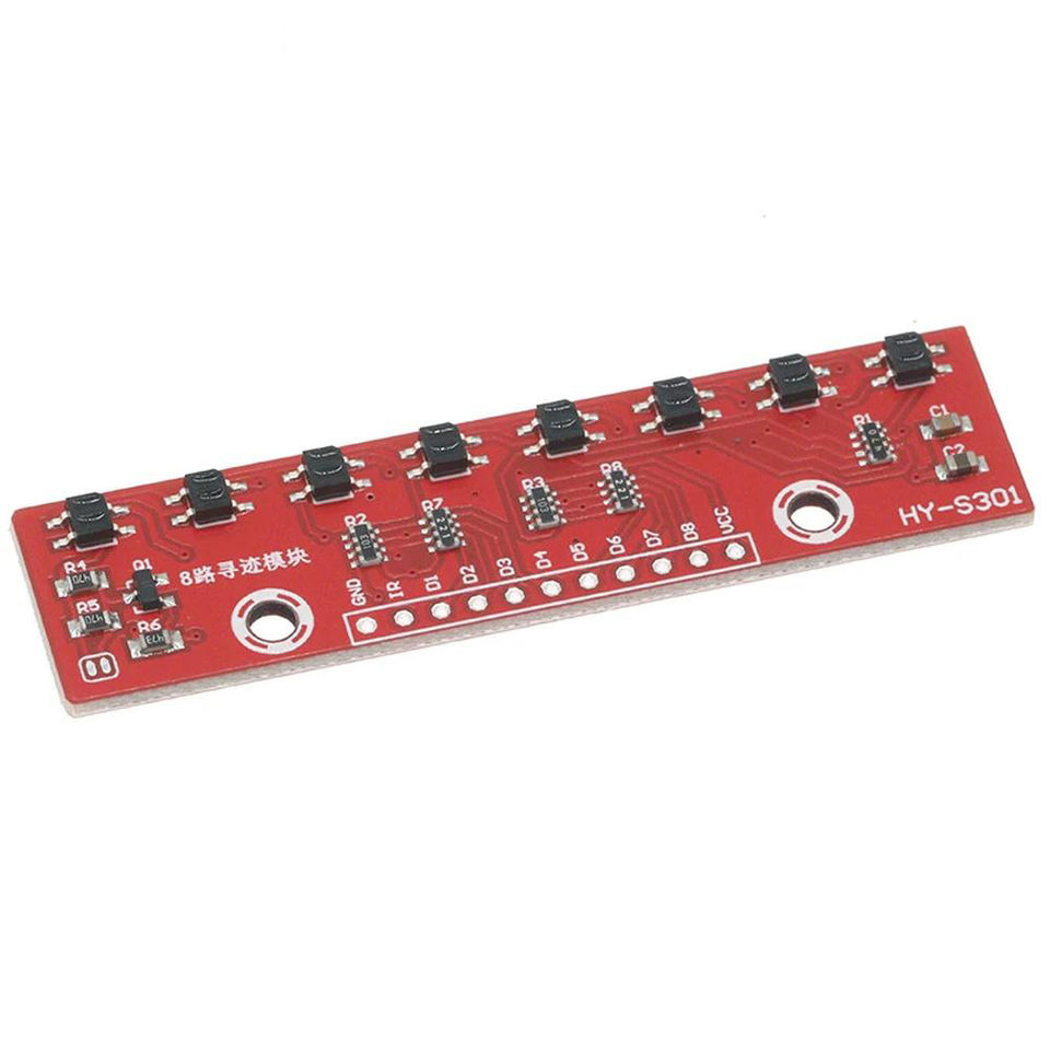 8 Channel IR Tracking Sensor Module 8 CH Infrared Line Track Trace ...