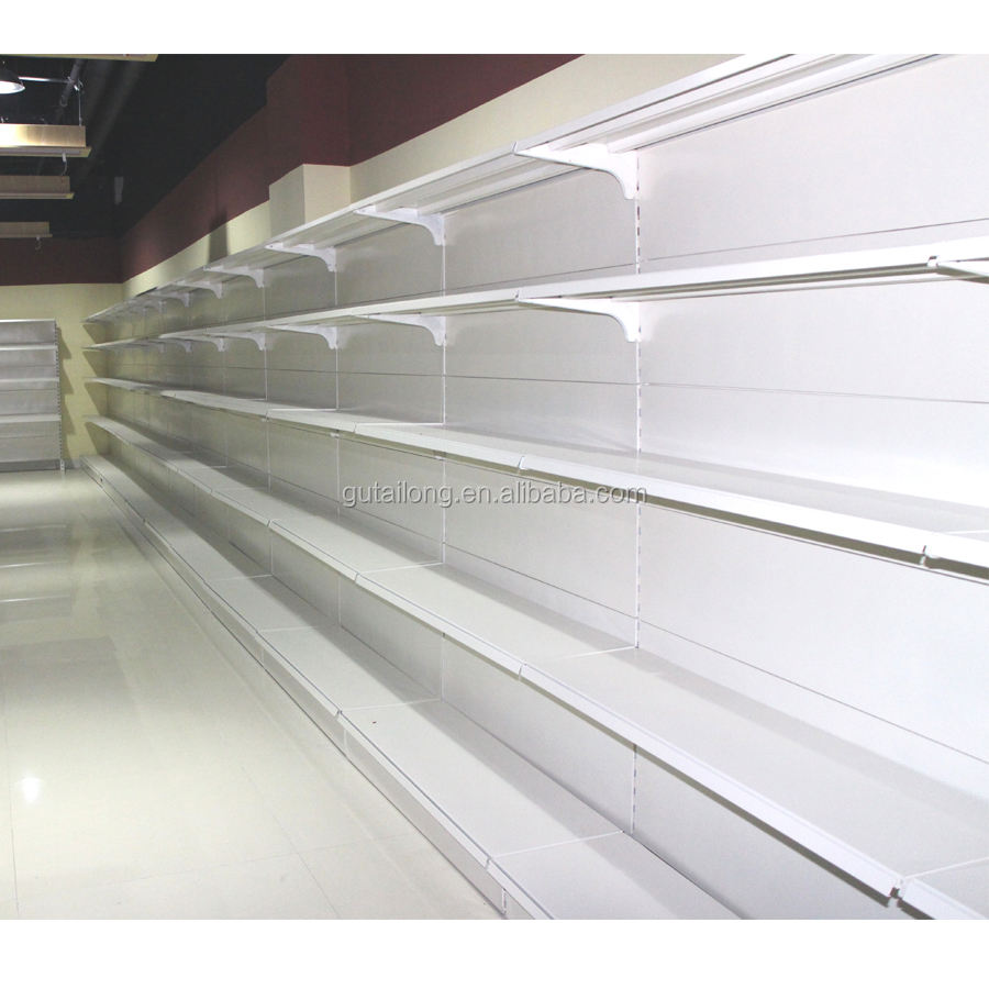 Double Sided Supermarket Shelves Shelving Display Rack for Store Heavy ...