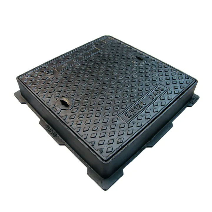 Industrial D400 Sewer Lid Ductile Cast Iron Trench Cover Manhole ...