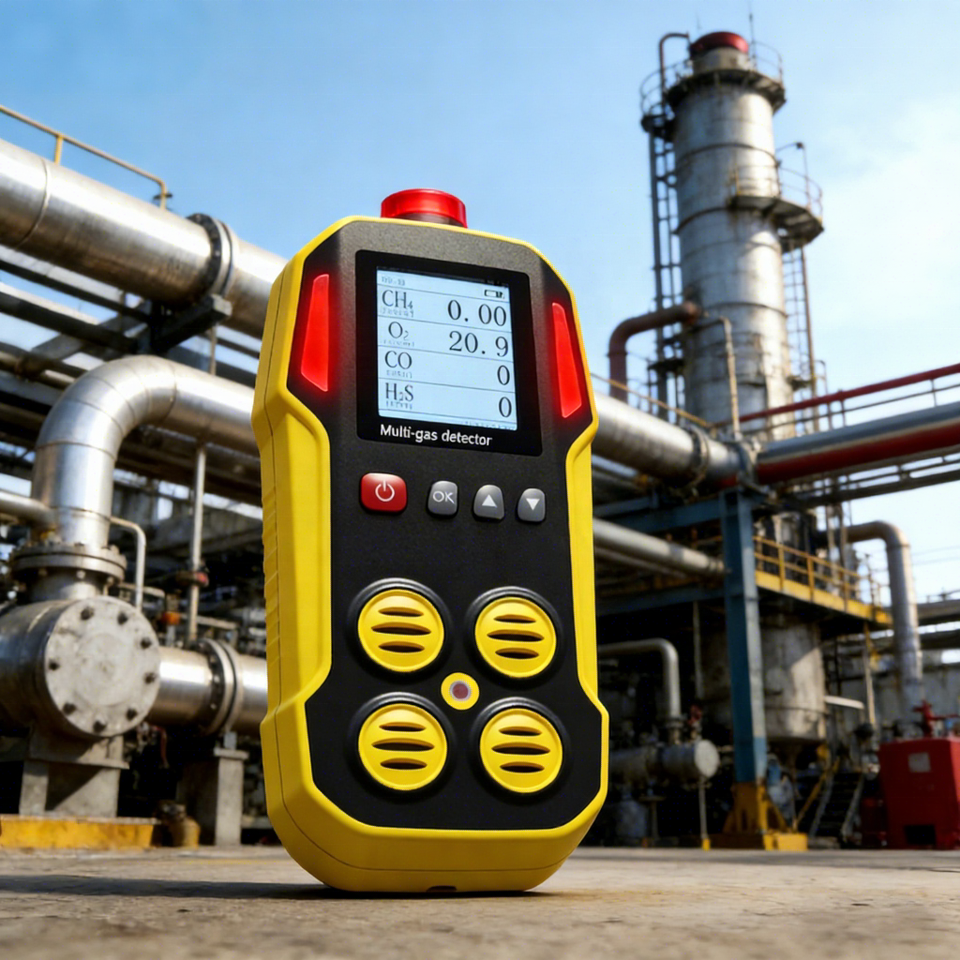 Handheld Multi-Gas Detection Rechargeable Handheld Gas Sensor Detector ...