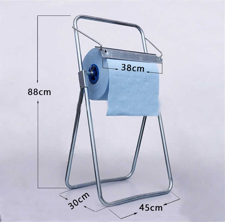 Industrial Wipe Roll Dispenser - Durable Stainless Steel