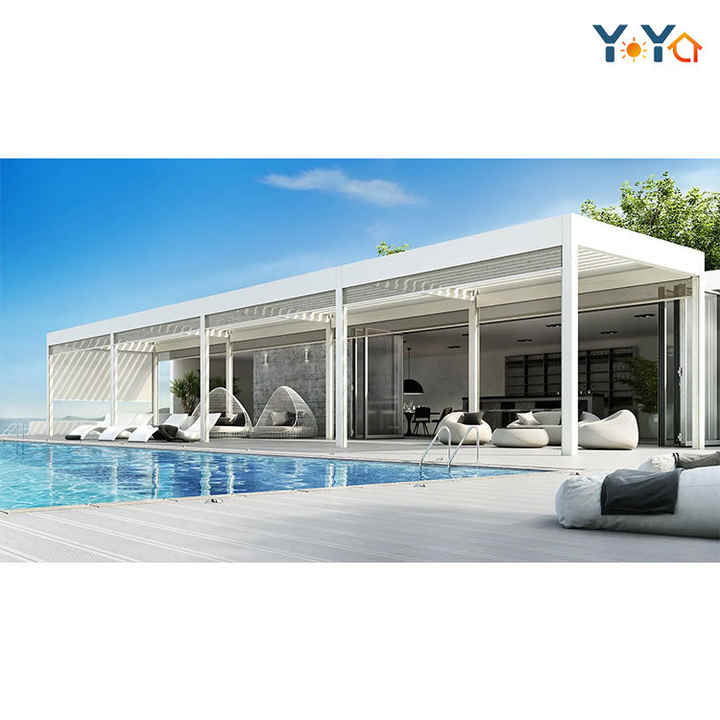 Luxury Patio Waterproof Hardtop Garden Aluminium Outdoor Pergola