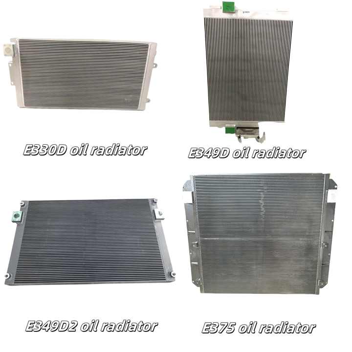 Factory Priced Carter Hydraulic Oil Radiator Excavator Parts Oil Cooler ...