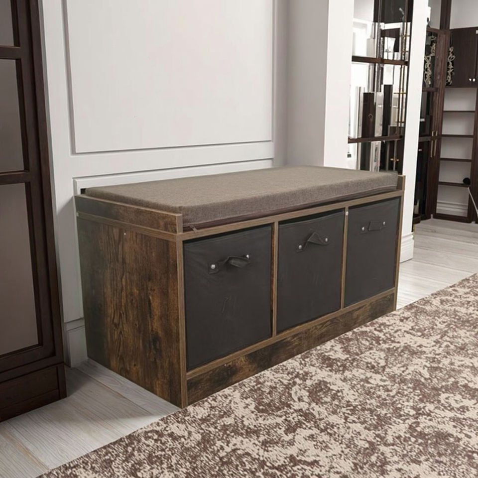 Versatile Modern Portable Foldable Wooden Shoe Rack for Entryways ...