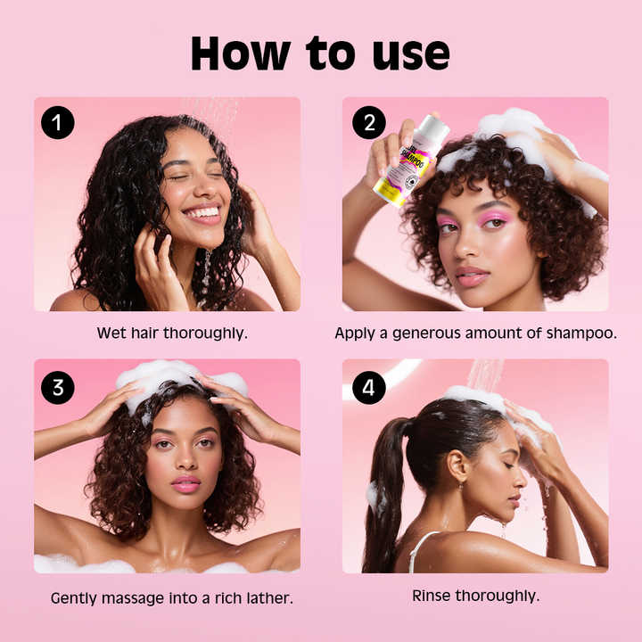 Cleanse Nourish Curl Defining Shampoo for All Curls Hair Waves and ...