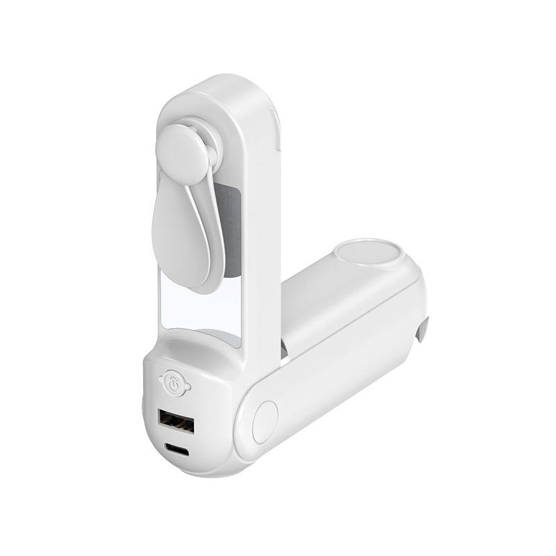 Custom Logo LED Light Power Bank - Foldable & Portable