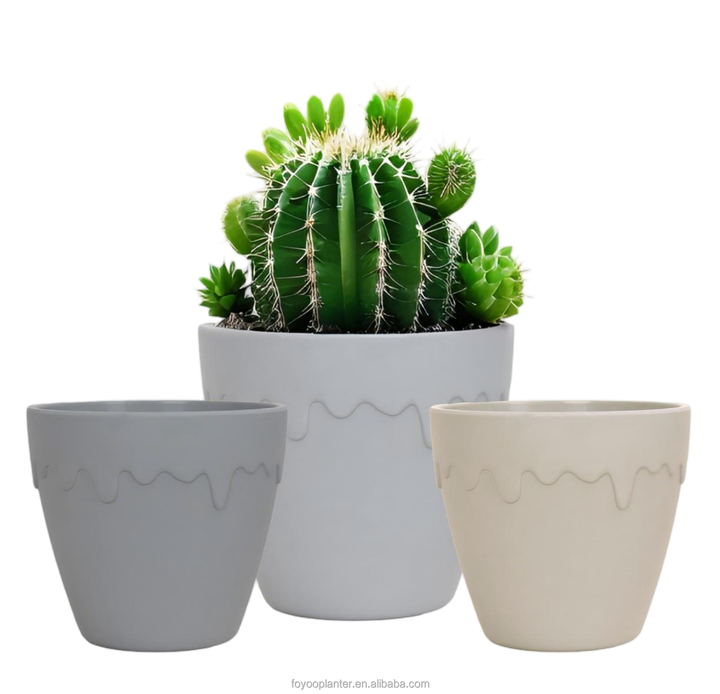 Foyooplanter Simple and Modern Wavy Decorative Line Style Melamine ...