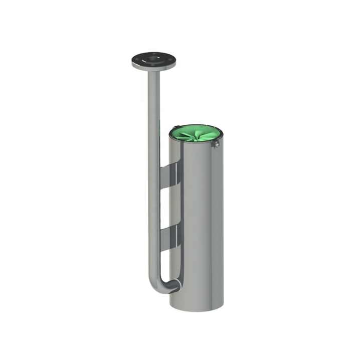 ABS Submersible Aerator Rapid Installation Lifting Swirl Shear Aerator ...