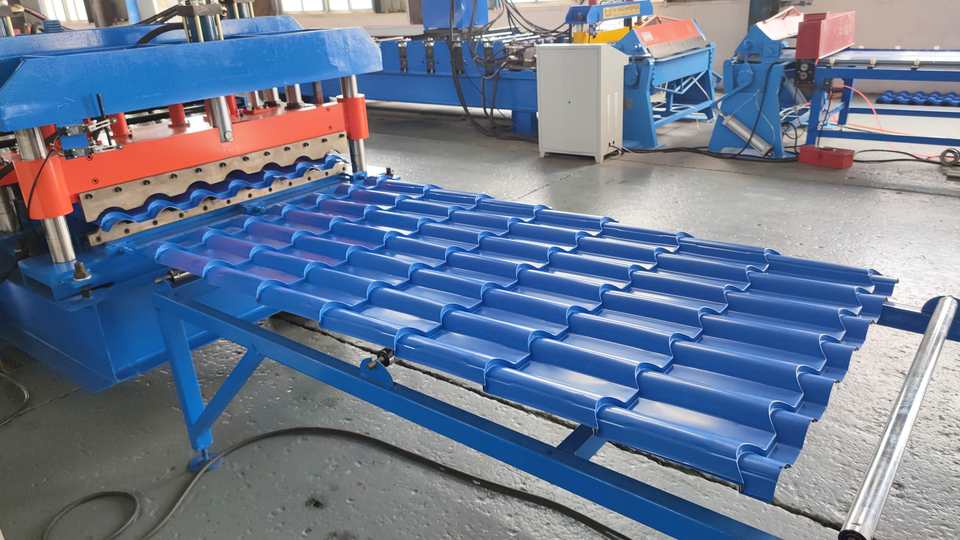 Affordable Glazed Tile Machine Roof Panel Roll Forming Equipment for ...