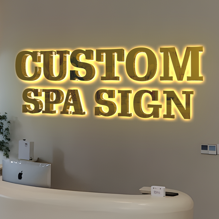 Custom Led Signs 3D Metal Logo Sign Outdoor Backlit Letter Signage