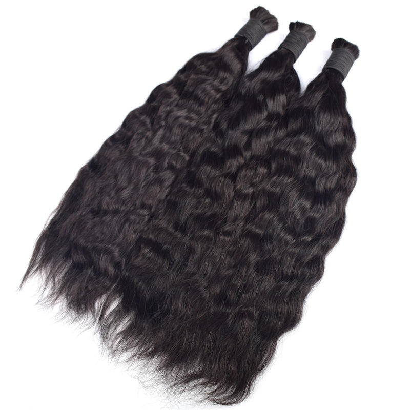 Real Hair, All Real Human Hair, Hair BundleWet and Wavy Bulk Human Hair ...