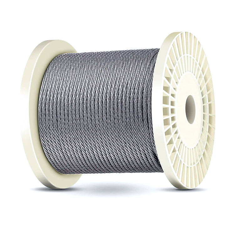 DIN 3060 Galvanized and Ungalvanized Steel Wire Rope 6X19 Steel Core ...