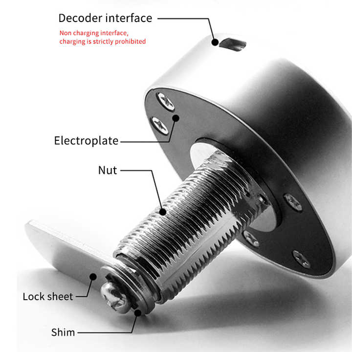 Zinc Alloy Cam Lock Indicator Office Safety Cabinet Locks Electronic ...