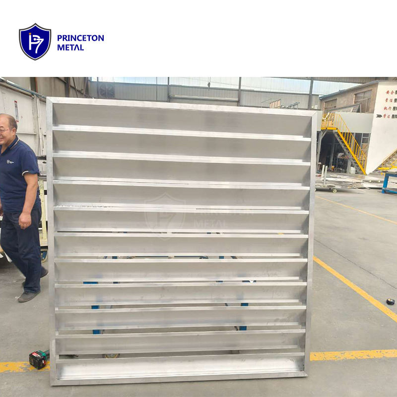 Commercial Exterior Aluminum Architectural Facade Louver Sunshade ...