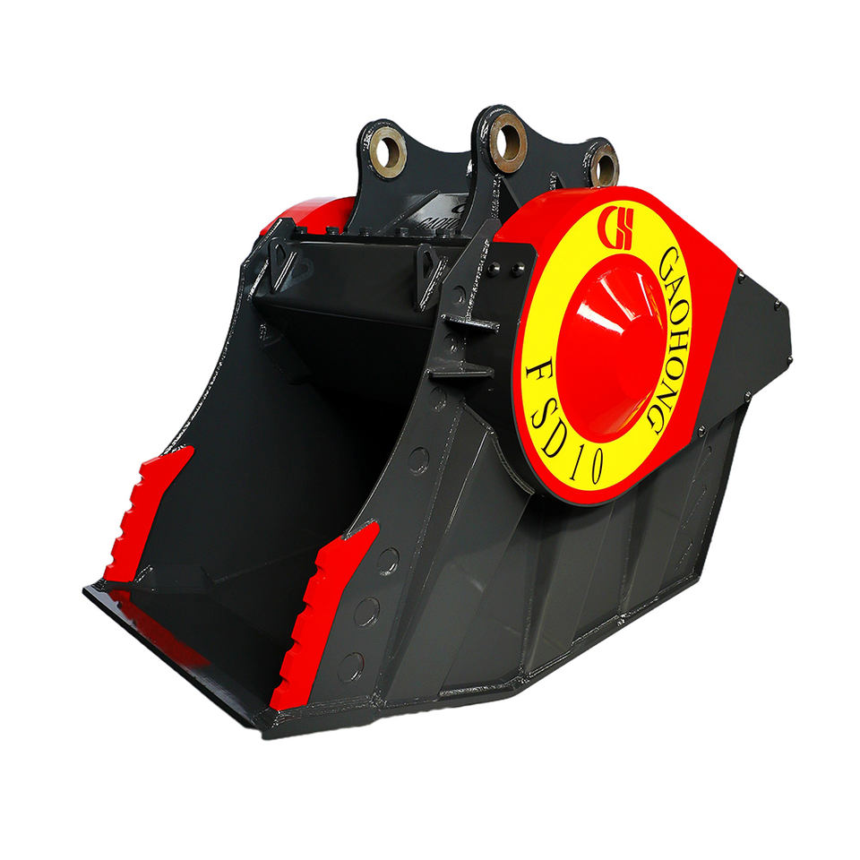Engine Motor Bucket Excavator Rock Sieve Standard Buckets Mini ...