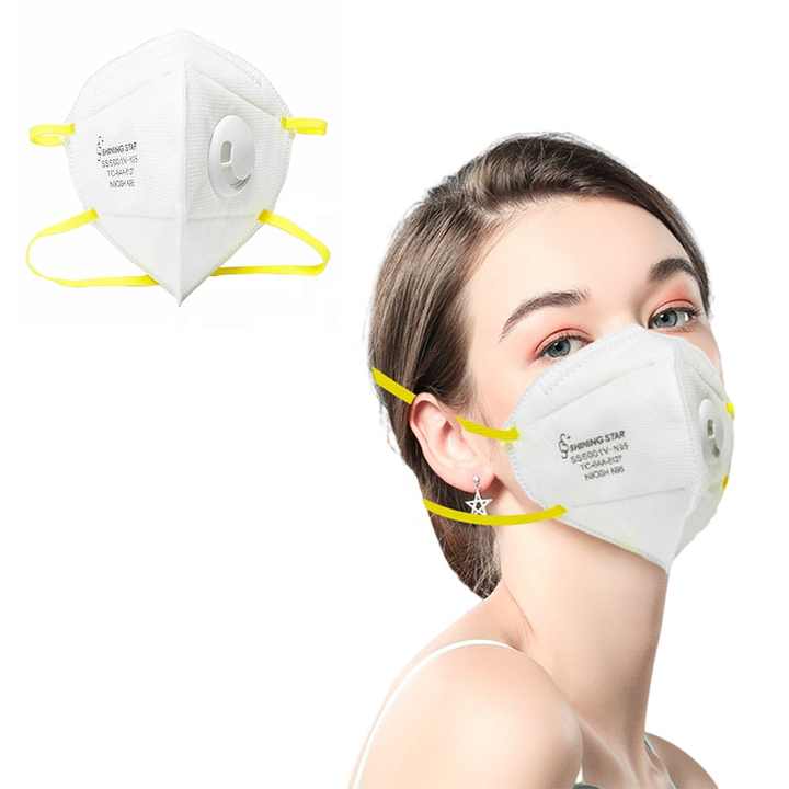 Free Sample Niosh Approved N95 Respiratory Mask Disposable Face Dust ...