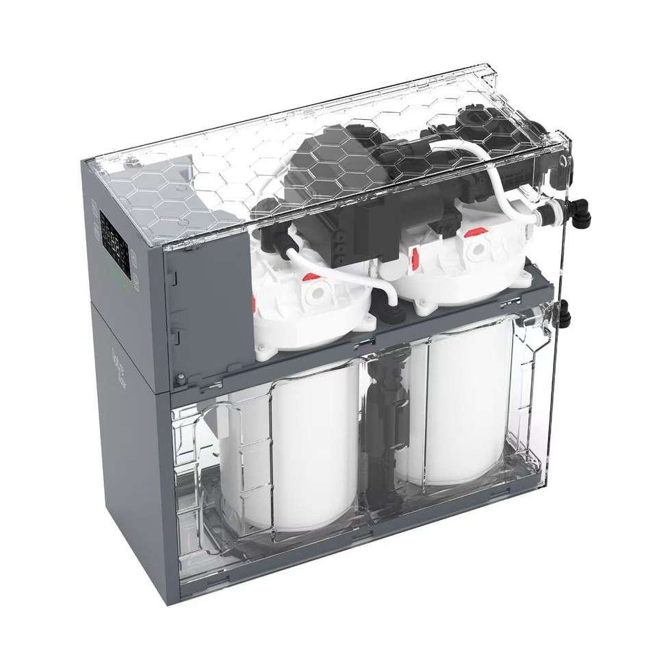 Dual-Tank Electric Water Softener System-Compact High-Capacity ...