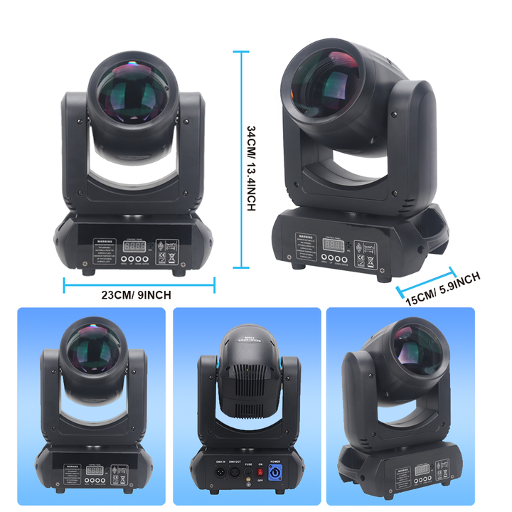Professional DJ Equipment 150W Moving Head Spot Lights DMX512 LED ...
