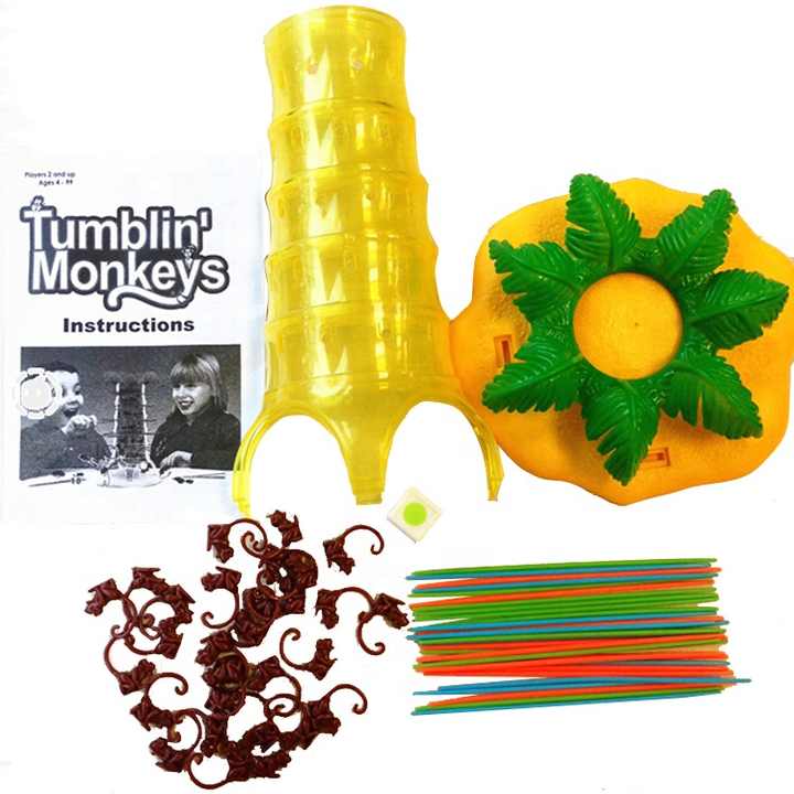 707-7 Tumbling Monkeys Game, Fun & Classic Falling Monkeys Tumbling ...