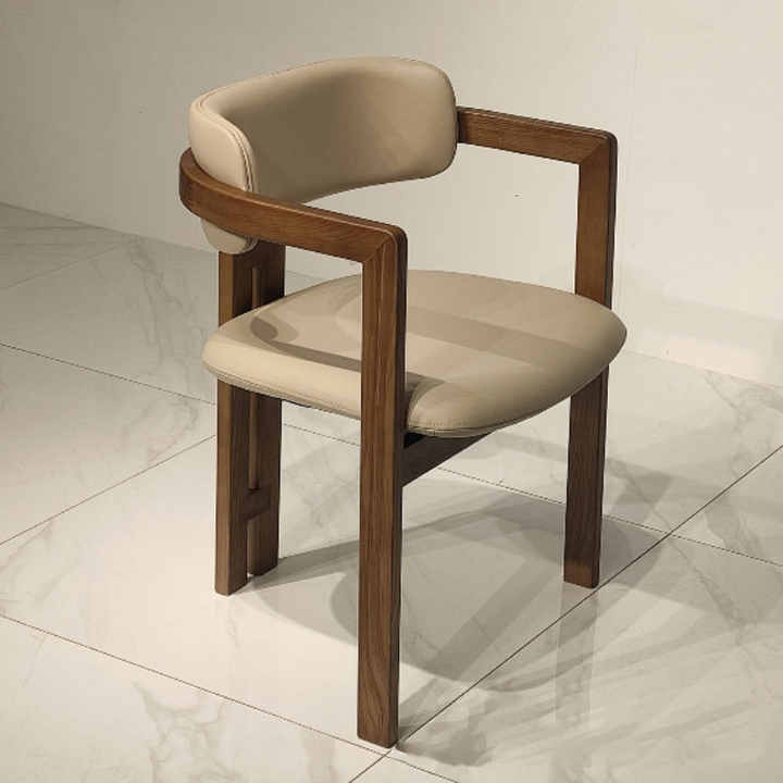 Modern Designer Solid Wood Leisure Chair for Hotel Restaurant School Hall for Negotiation and ...
