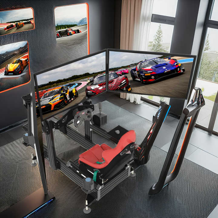 VR Flight and Sim Racing Simulator Driving Cockpit Kit Custom 4040 ...