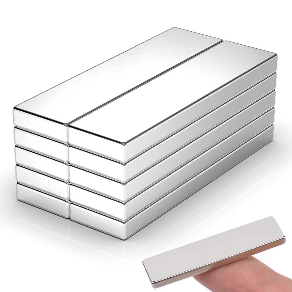 20pcs Strong Neodymium Rectangular Bar Magnets 30x10x3mm Heavy Duty ...